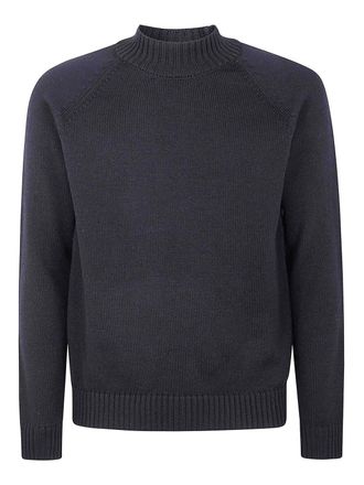Zanone Pull Col Rond - Noir