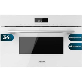 Cecotec Cecotec Bolero Hexa MW703800 Glas Wei&szlig; Integrierter Mikrowellenherd. 1450W, 34L de Kapazit&auml;t, Mikrowellenfunktion, Grillmodus, Auftauen, Auto-Men&uuml;