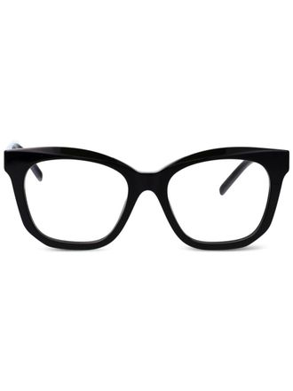 Givenchy lunettes de vue à logo imprimé - Noir