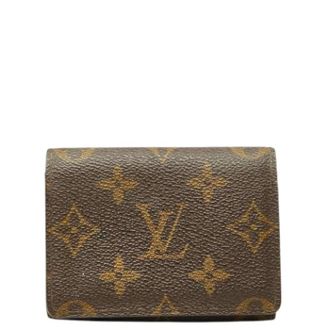 Louis Vuitton Porte-cartes Pre-owned - Femme - Pre-owned - Brun - Taille: ONE Size