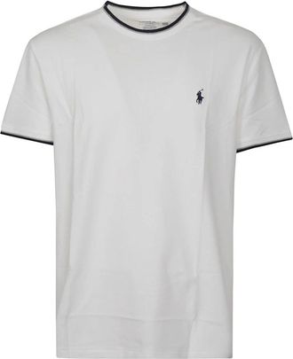 Polo Ralph Lauren Homme, Tops, Blanc, Taille: L Logo T-shirt