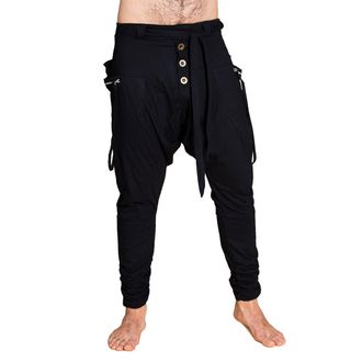Panasiam Ch01 Baggy Pants, 15-001 Black, XL