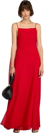 Semicouture Femme, Robes, Rouge, Taille: 40 FR Long Georgette Dress
