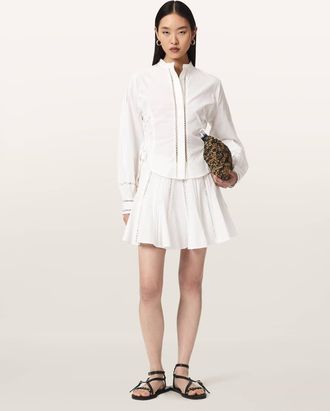AllSaints Frances - Jupe - Blanc optique
