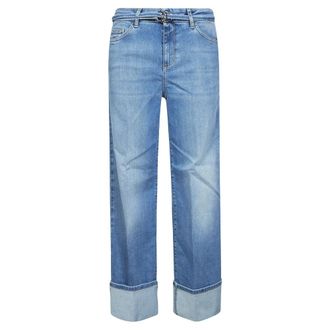 Liu Jo B.up Good Cropped H.w. Jeans - - Jeans - Damen - Blau - W26