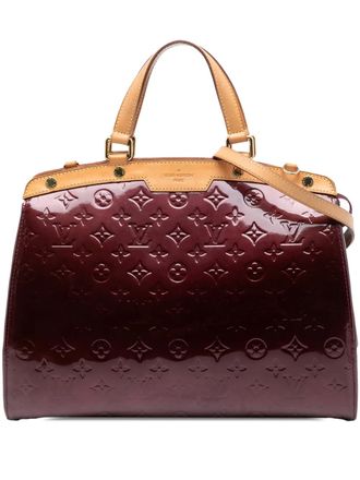 Louis Vuitton 2012 Vernis Brea GM Satchel-Tasche - Rot