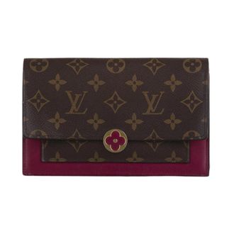 Louis Vuitton Pre-owned Monogram Flore Wallet On Chain - - Pre-owned - Damen - Braun - ONE SIZE