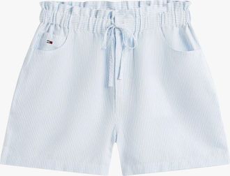 Tommy Hilfiger Bermuda court en lin et coton m&eacute;lang&eacute;