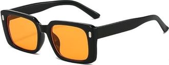 Generic Lunettes De Soleil Tendance For Femme Et Homme, Style Carr&eacute;, Id&eacute;ales For Les F&ecirc;tes Et Les Trajets Quotidiens. Lunettes De Soleil Performantes.(Yellow)