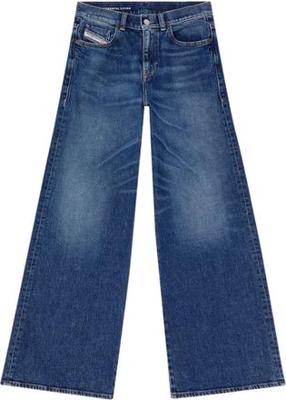 Diesel Femme, Jeans, Bleu, Taille: W25 Jean &Eacute;vas&eacute; Court