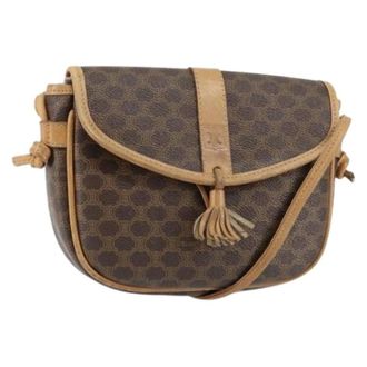 Celine Sac bandouli&egrave;re vintage Pre-owned - Femme - Pre-owned - Brun - Taille: ONE Size