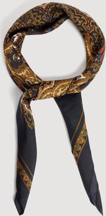Sandro Foulard en soie &agrave; imprim&eacute; bandana