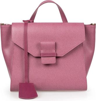 Manila Grace Sac bandouli&egrave;re en cuir - Femme - Sacs - Violet - Taille: ONE Size