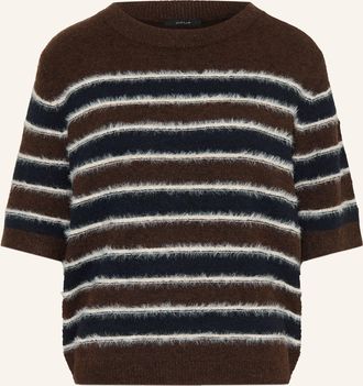 OPUS Strickshirt Pimota braun