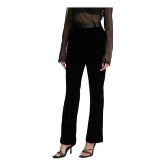 Bruuns Bazaar Samt-Hose - - Trousers - Damen - Schwarzk - XS