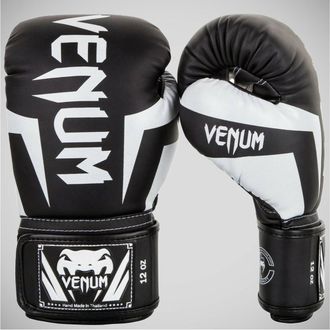 Venum Elite Boxhandschuhe - Schwarz,Wei&szlig; - 10 Oz