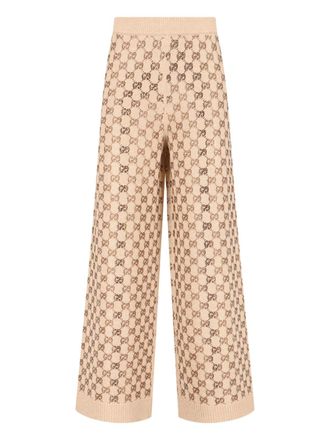 Gucci Breite Strickhose