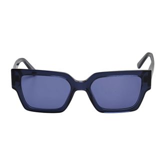 Karl Lagerfeld Rechteckige Acetat-Sonnenbrille - - Accessories - Damen - Blau - ONE SIZE