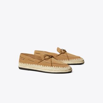Tory Burch Damen Der Boaty aus Raffiabast