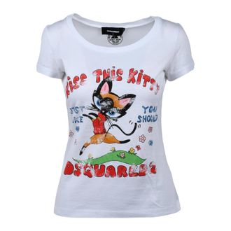 Dsquared2 T-Shirt - - Tops - Damen - Wei&szlig; - XS
