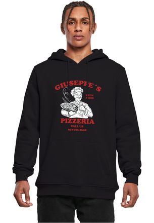 Mister Tee Herren Giuseppes Pizzeria Hoody Black, L