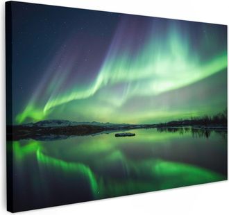 MuchoWow © Bilder Klein 30x20 cm Mini Wohnzimmer Deko Modern Wandbild Foto auf Leinwand Bild Schlafzimmer Room Decor Geschenke Landschaftsbilder - Natur - Nord