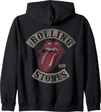 THE ROLLING STONES Offizielles The Rolling Stones Vintage Tour 1978 Schwarz Kapuzenjacke