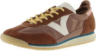 Victoria Baskets Saturno Nylon & Pi&egrave;ces en Daim & Semelle Crant&eacute;e 1158110 pour Femme Terra 36