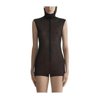 MUGLER &Auml;rmelloser Smoking-Body - - Tops - Damen - Schwarzk - M