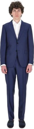 Ermenegildo Zegna Homme, Costumes, Bleu, Taille: S Abito in lana-mohair Drop 7