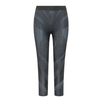 Off-white Logo-Print Leggings - - Trousers - Damen - Mehrfarbig - XS/S