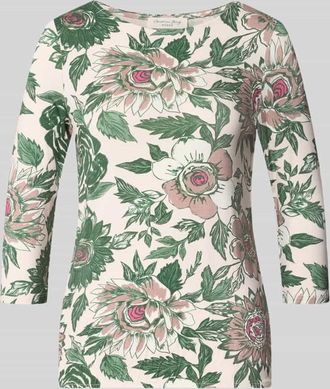 Christian Berg T-Shirt im Allover-Look mit 3/4-Arm