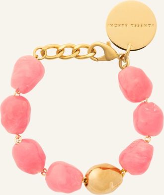 Vanessa Baroni Vanessa Baroni Armb&auml;nder Organic Pearl Bracelet With Gold Watermelon Marble By Glambou gold