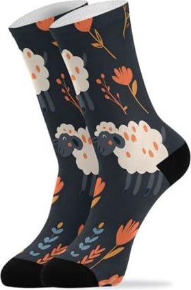 Generic Fleur De Mouton Chaussettes Drole Respirantes Chaussette Homme Confortable Chaussettes Pour Trekking Homme Femme 40Cm