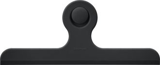 Blomus Duschabzieher -KAPI- | Farbe Black | Duschwischer Schwarz | 11L x 27B cm | Fensterabzieher mit Wandhalterung aus Silikon