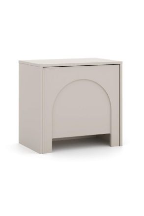 Boxxx Nachtschrank Arco, Kaschmir, Holzwerkstoff, 53.5x51x35 cm, Typenauswahl, Schlafzimmer, Nachttische