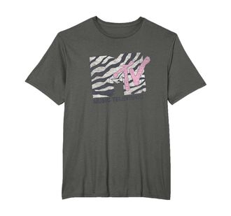Giesswein Zebra Print Pastel Pink Vintage Animal Print T-Shirt
