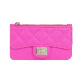 Chanel Porte-cartes doccasion - Femme - Pre-owned - Rose - Taille: ONE Size