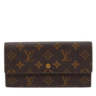 Louis Vuitton Pre-owned Coated Canvas Wallet - - Pre-owned - Damen - Braun - ONE SIZE