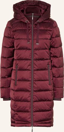 Monari Monari Steppmantel Mit Glitzergarn rot