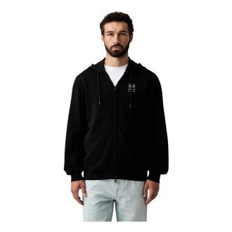Marc O'Polo Zip-through Hoodie - - Sweatshirts & Hoodies - Herren - Schwarzk - 2XL