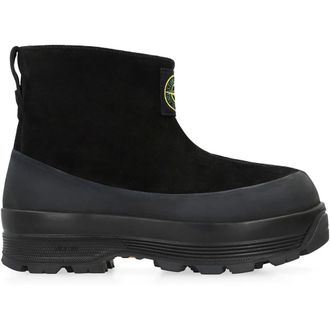 Stone Island Bottines en daim - Homme - Chaussures - Noir - Taille: 43 EU