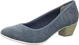 s.Oliver Femme 22301 Chaussures à Talons-Avant du Pieds Couvert, Bleu Denim 802, 36 EU