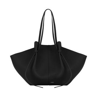 Yuzefi Gro&szlig;e Mochi Glattleder-Tasche - - Bags - Damen - Schwarzk - ONE SIZE