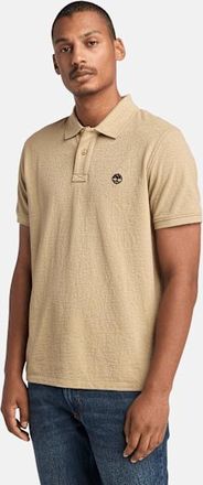 Timberland Millers River Pikee-Polohemd für Herren in Beige, Herren, Beige, Größe