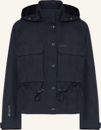 Woolrich Woolrich Regenjacke Mit Abnehmbarer Kapuze blau