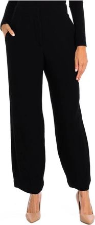 Emporio Armani Femme, Pantalons, Noir, Taille: 40 FR Straight Pantalons