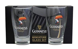 Guinness Lot de 2 mini verres à bière Toucan