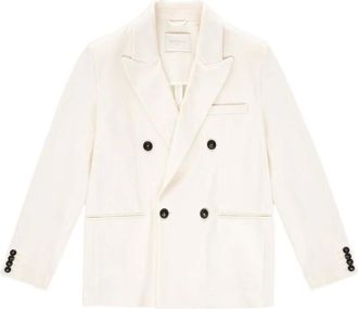 Circolo 1901 Femme, Vestes, Blanc, Taille: 36 FR Veste Crois&eacute;e