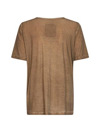 Uma Wang Womens Top Trap Stretch Jersey Beige Modal Tops